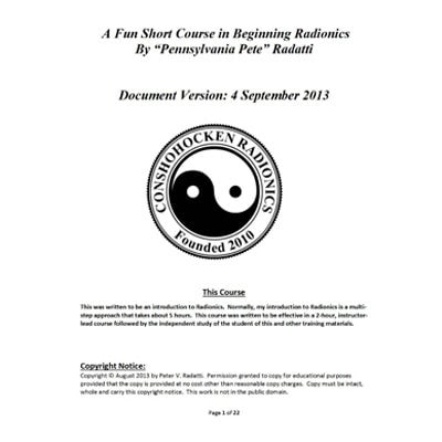 Radatti - Mastering Radionics Series Book 1: A Fun Short Course in ...